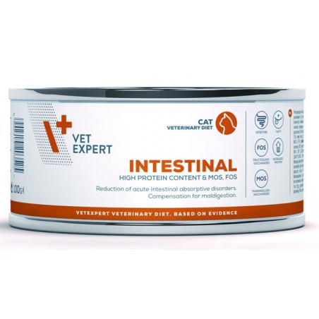 VETEXPERT 4T Vet. Diet Cat Intestinal 100g (puszka)